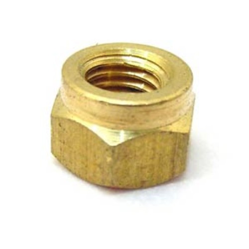 Exhaust nut, brass, 7mm